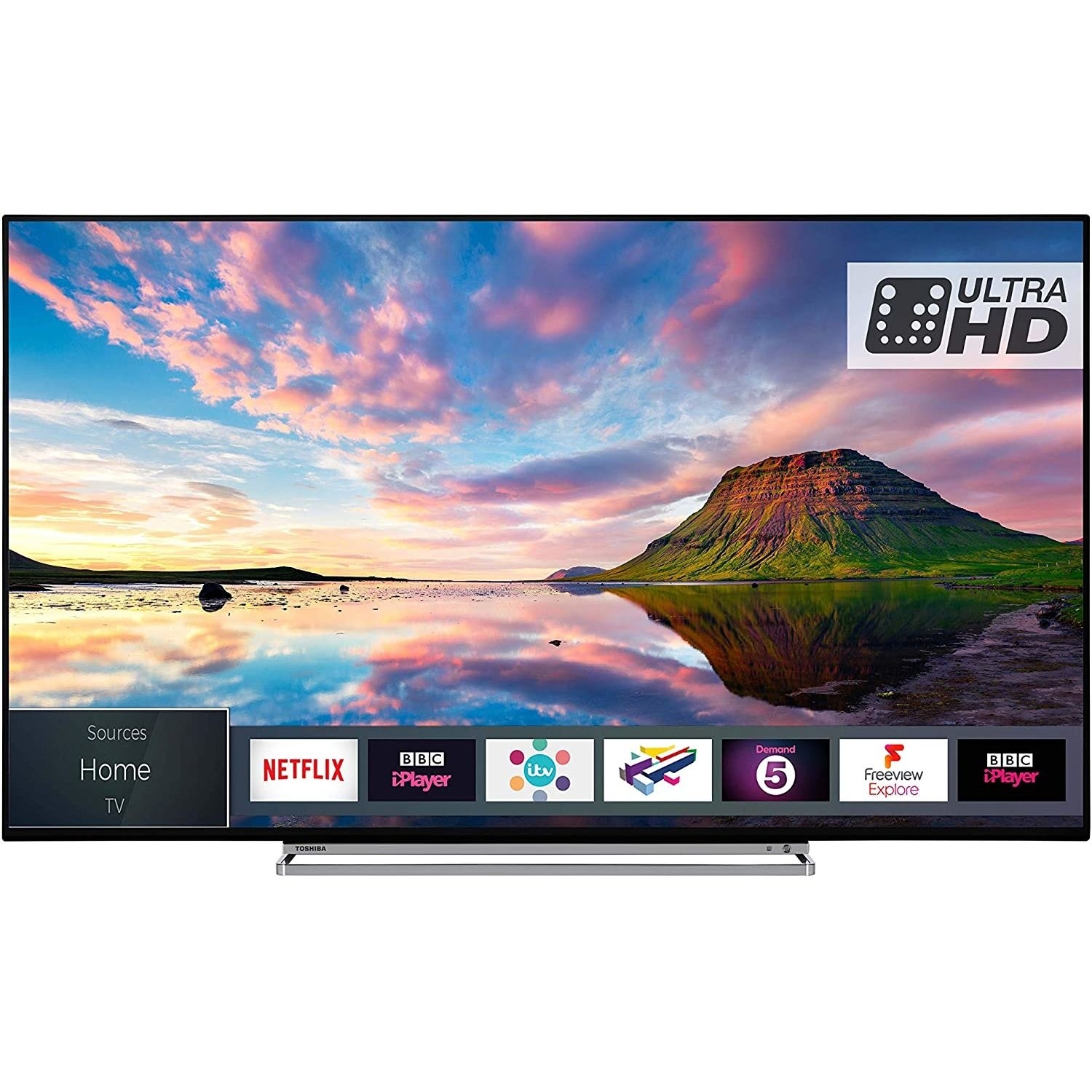Refurbished Toshiba 55" 4K Ultra HD with HDR10 LED Smart TV - Laptops ...