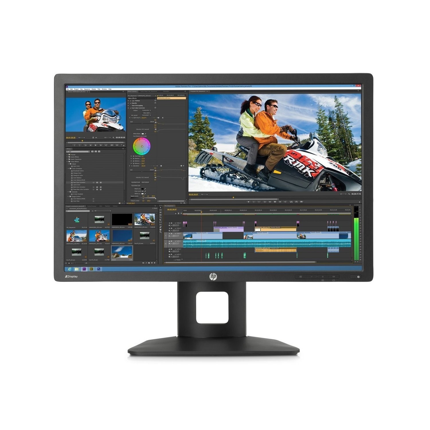 Refurbished HP Z Display Z24i 24" LED IPS Monitor - Laptops Direct