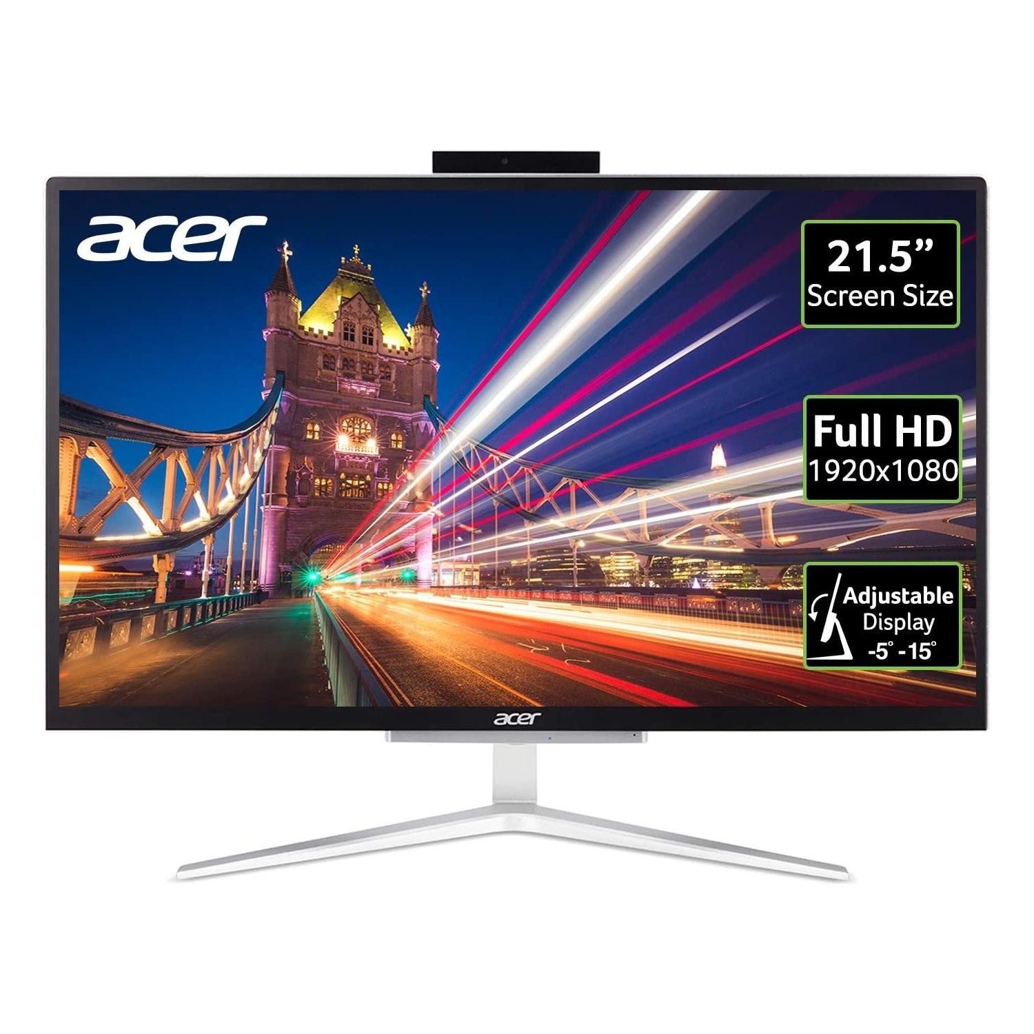 Refurbished Acer Aspire C22-820 Intel Pentium J5040 4GB 128GB 21.5 Inch ...