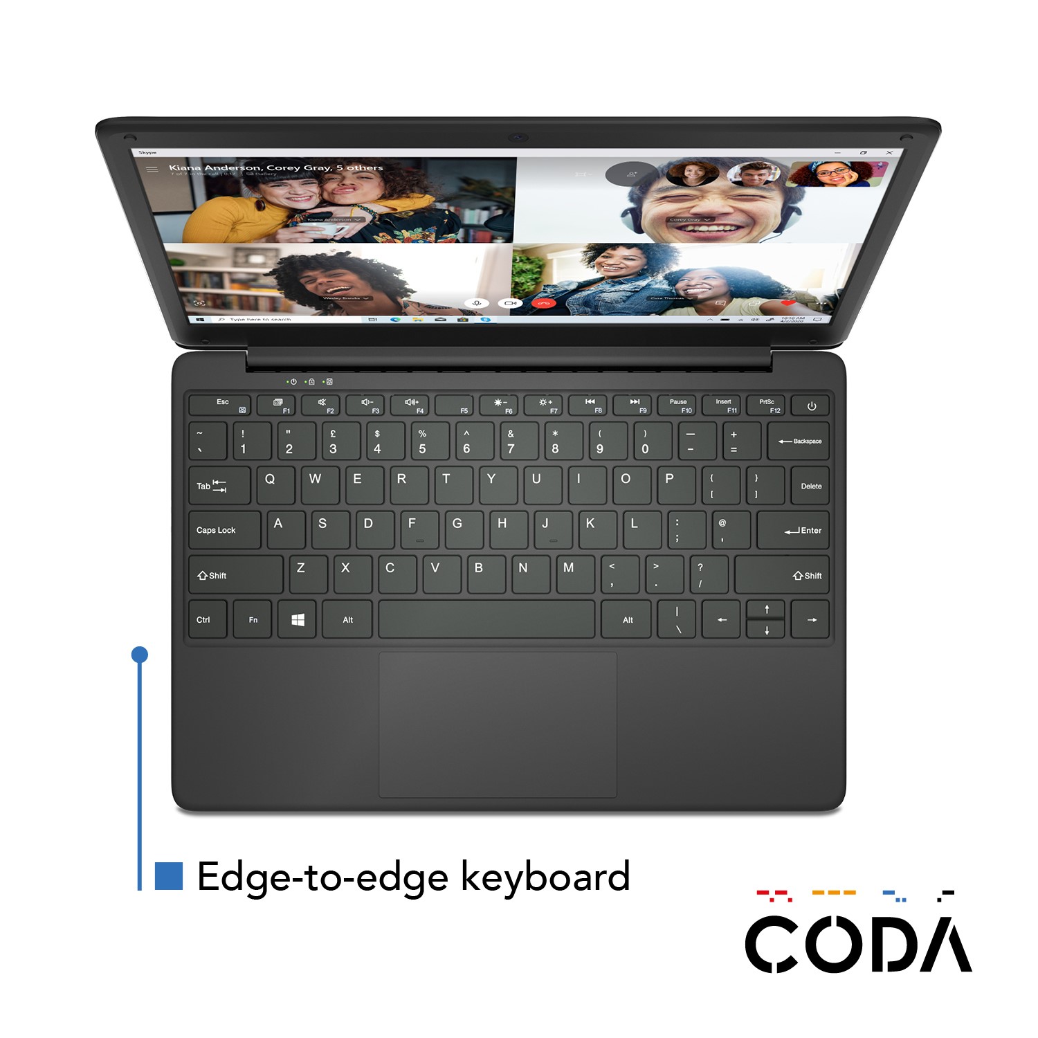 Coda Laptop Celeron N3450 4GB 64GB eMMC 12.5 Inch Windows 10 Includes ...