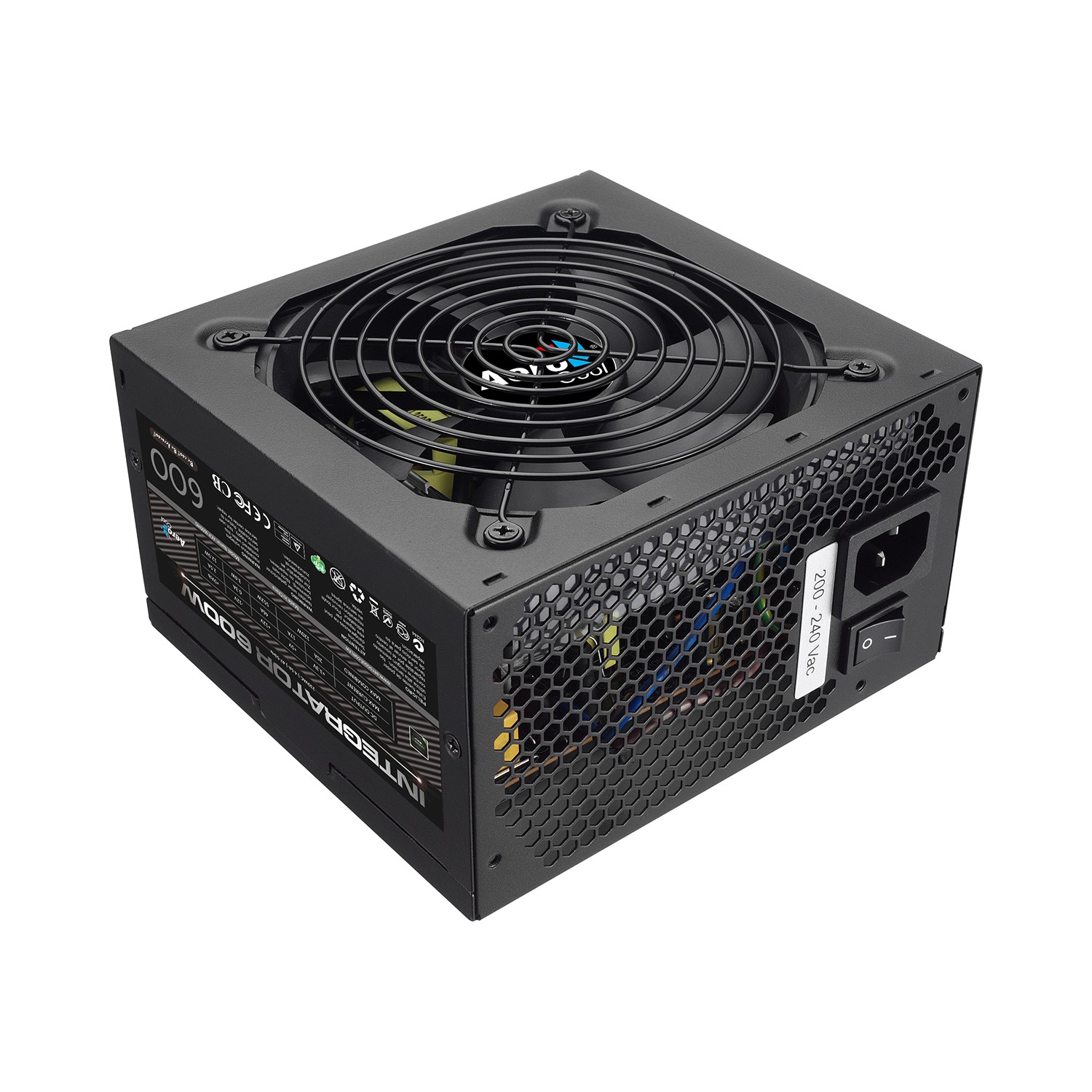Aerocool Integrator 600W 80 Plus Non-Modular Power Supply - Laptops Direct