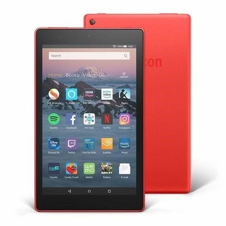 Refurbished Amazon Fire 8 HD 16GB 8 Inch Tablet With Alexa - Red ...