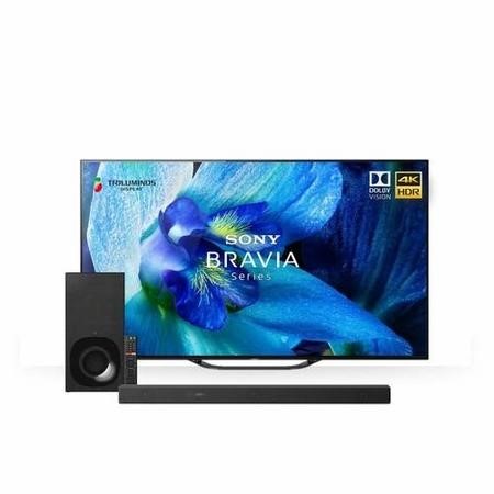 Sony BRAVIA 55" 4K Ultra HD Android Smart OLED TV with Soundbar ...