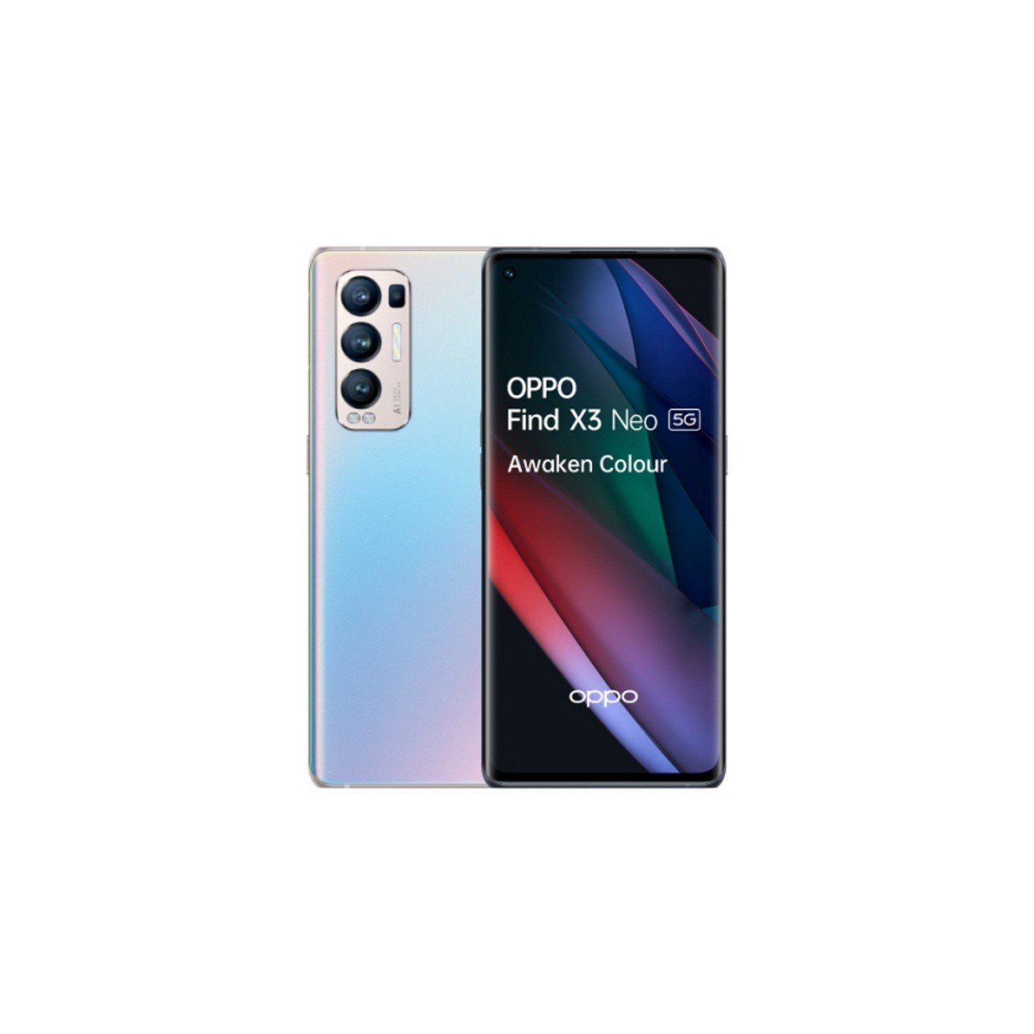 OPPO Find X3 Neo 5G Galactic Silver 6.55" 256GB 5G Dual SIM Unlocked ...