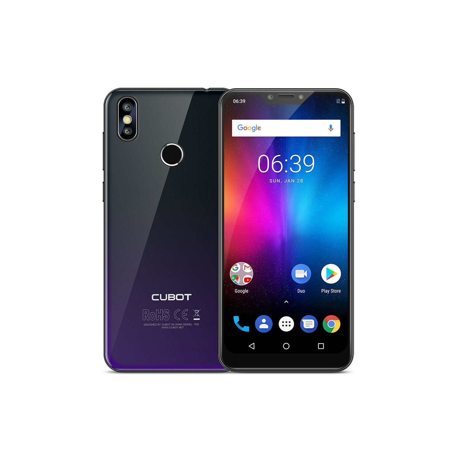 Cubot P20 Purple 6.18" 64GB 4G Dual SIM Unlocked & SIM Free - Laptops ...