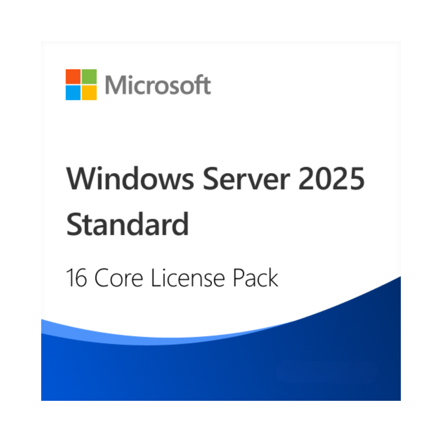 Microsoft Windows Server 2025 Standard 16 Core License Pack - Laptops ...