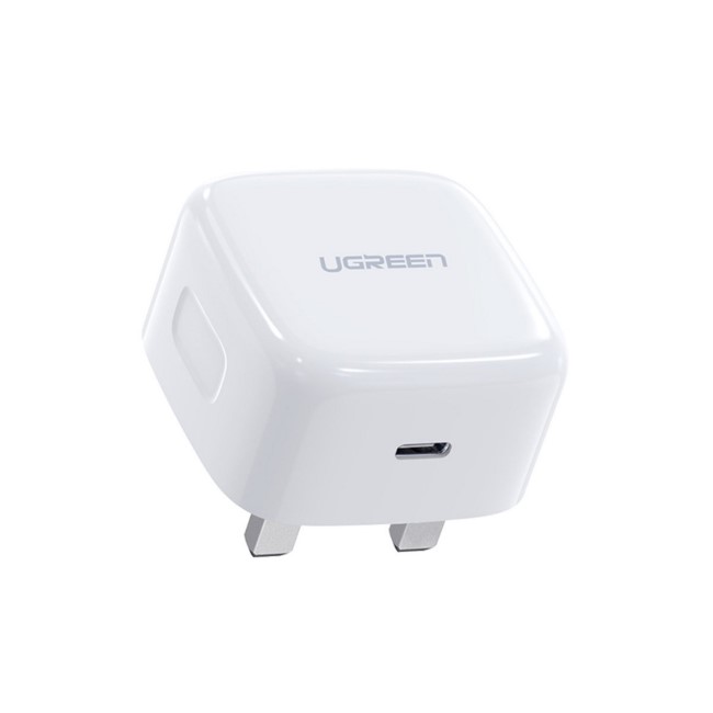 Ugreen 20W USB-C Fast Charger White - Laptops Direct