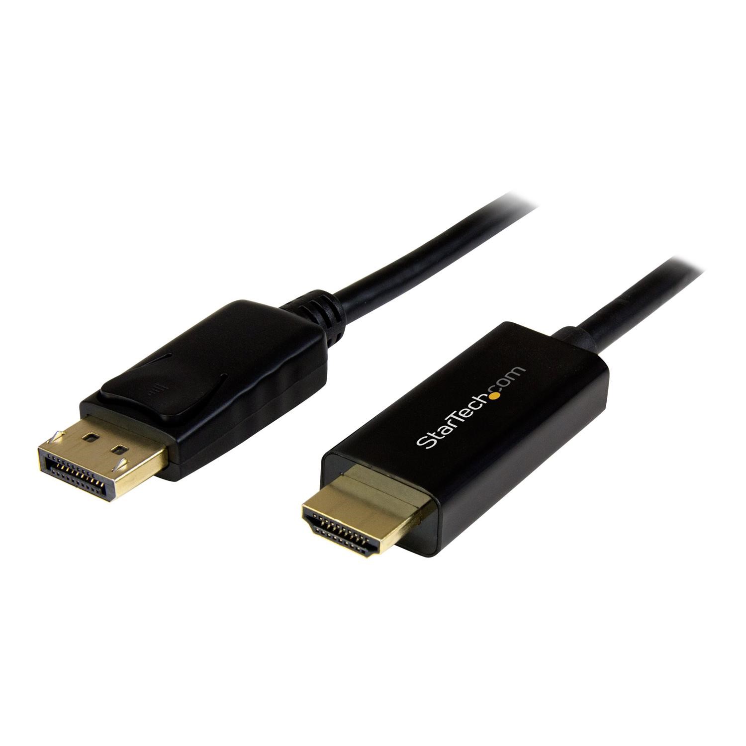 Startech HDMI to Displayport Cable - 2m - Laptops Direct