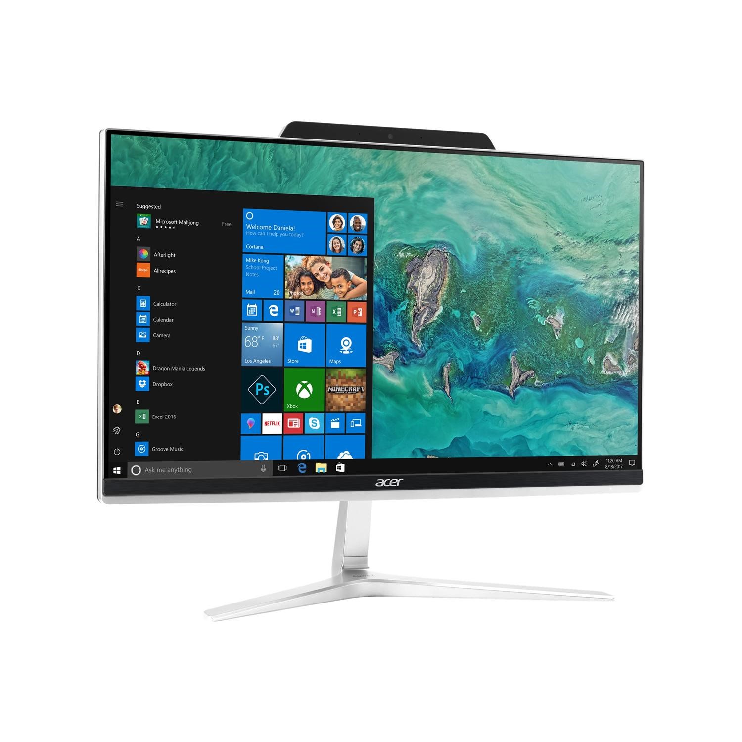 Acer Aspire Z24-891 Core i5-8400T 8GB 1TB HDD 23.8 Inch FHD Windows 10 ...