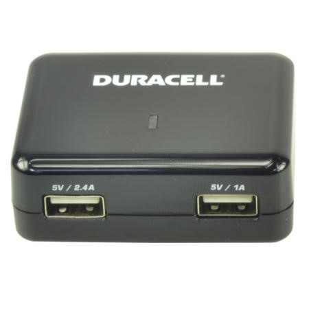 Duracell Power Charger Dual USB 2.4A & 1A Charger - Laptops Direct