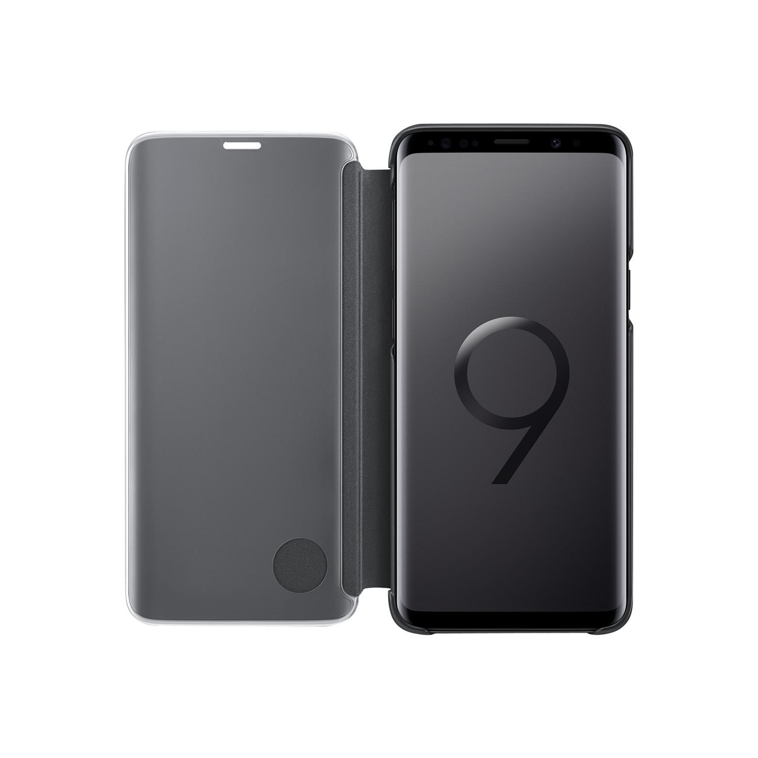 Official Samsung Galaxy S9 Clear View Standing Cover Black Laptops
