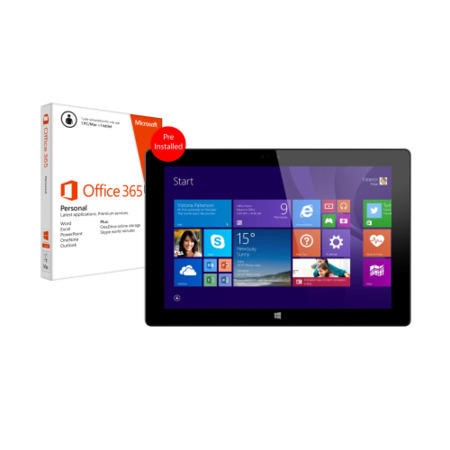 Linx 10 Quad Core 2GB 32GB 10.1 inch Windows 8 Tablet with Free Office ...