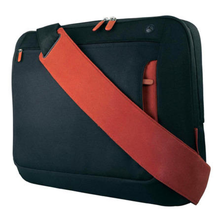 Belkin 17" Laptop Messenger Bag in Black/Red - Laptops Direct