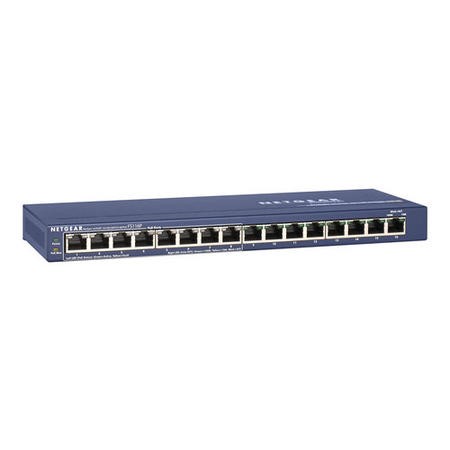 NETGEAR ProSafe FS116P 16 Port 10/100 Desktop Switch with 8 Port PoE ...