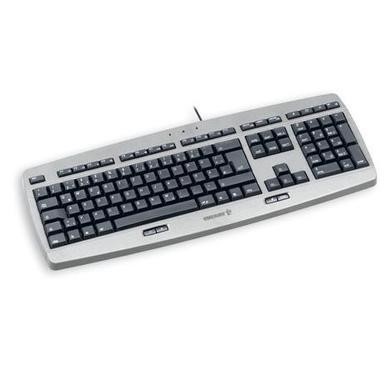 Cherry CyMotion Expert G86-22000 PS/2/USB Keyboard - Grey - Laptops Direct
