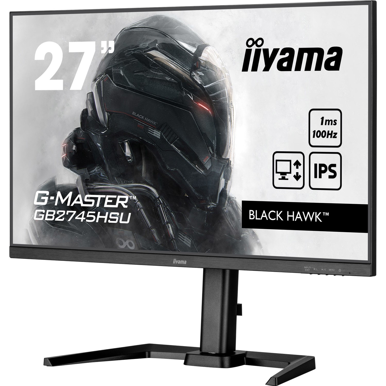 iiyama G-Master GB2745HSU 27" IPS Full HD 100Hz Gaming Monitor ...