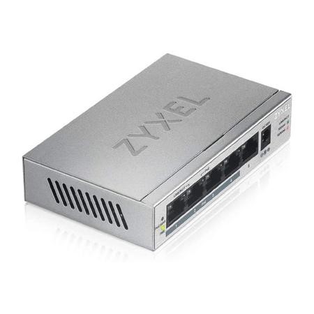 Zyxel GS1005HP 5-Port Unmanaged Desktop Wall-Mountable Switch - Laptops ...