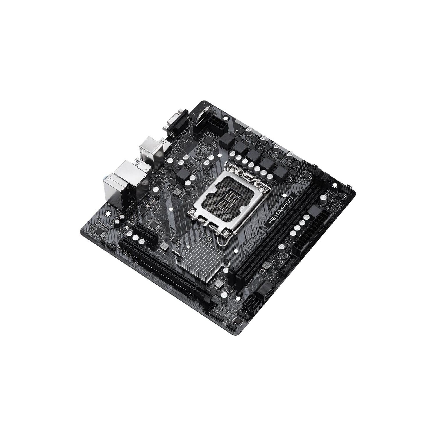 ASROCK Intel H610M-HVS H610 Micro ATX Motherboard - Laptops Direct