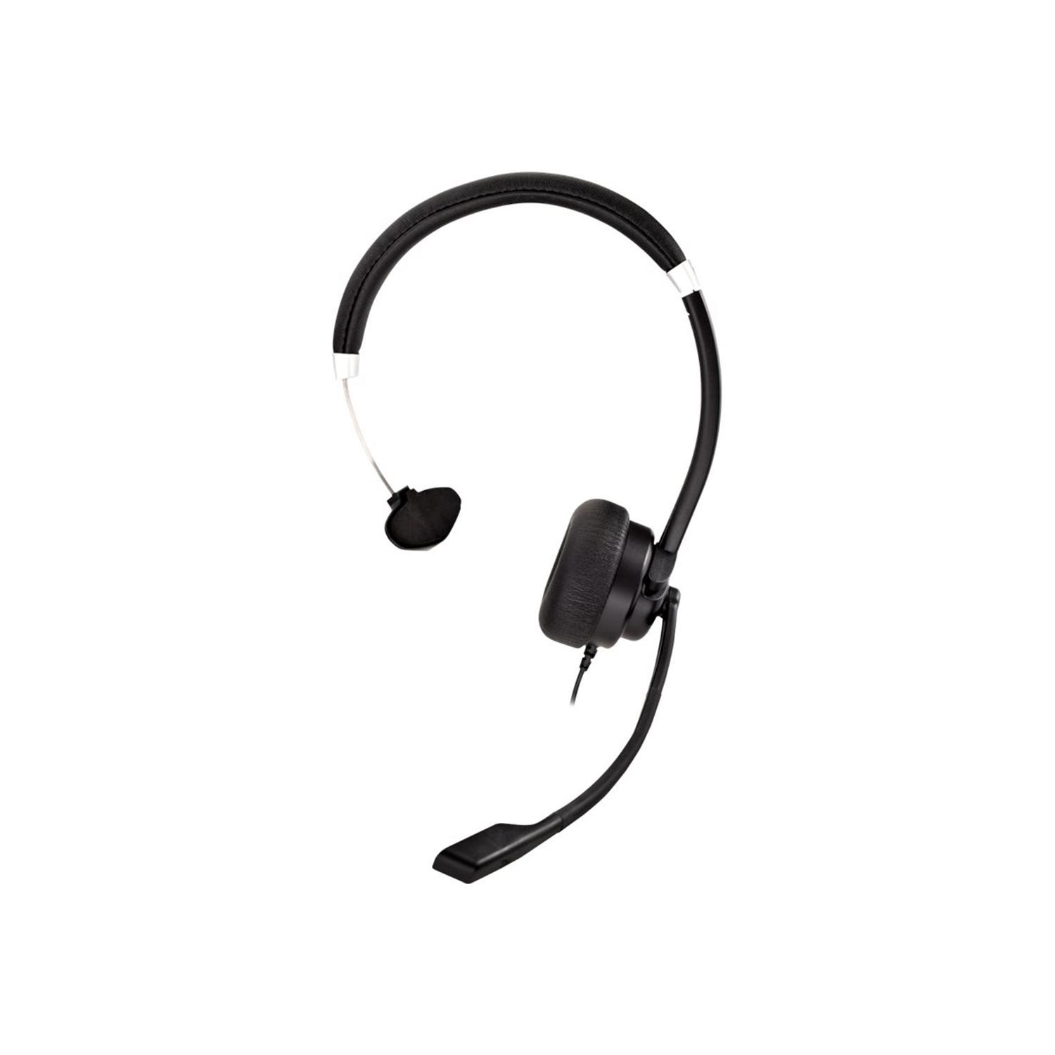 V7 Deluxe Mono Wired Headset - Laptops Direct