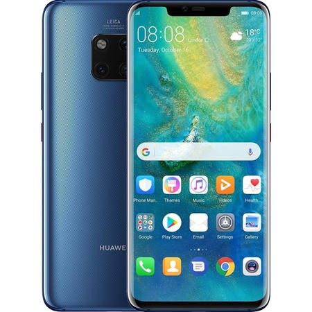 Refurbished Huawei Mate 20 Pro Midnight Blue 6.39" 128GB 4G Unlocked ...