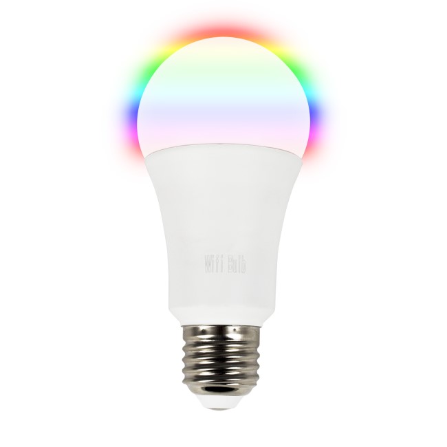 electriQ Dimmable Smart colour Wifi LED Bulb with E27 screw base ...