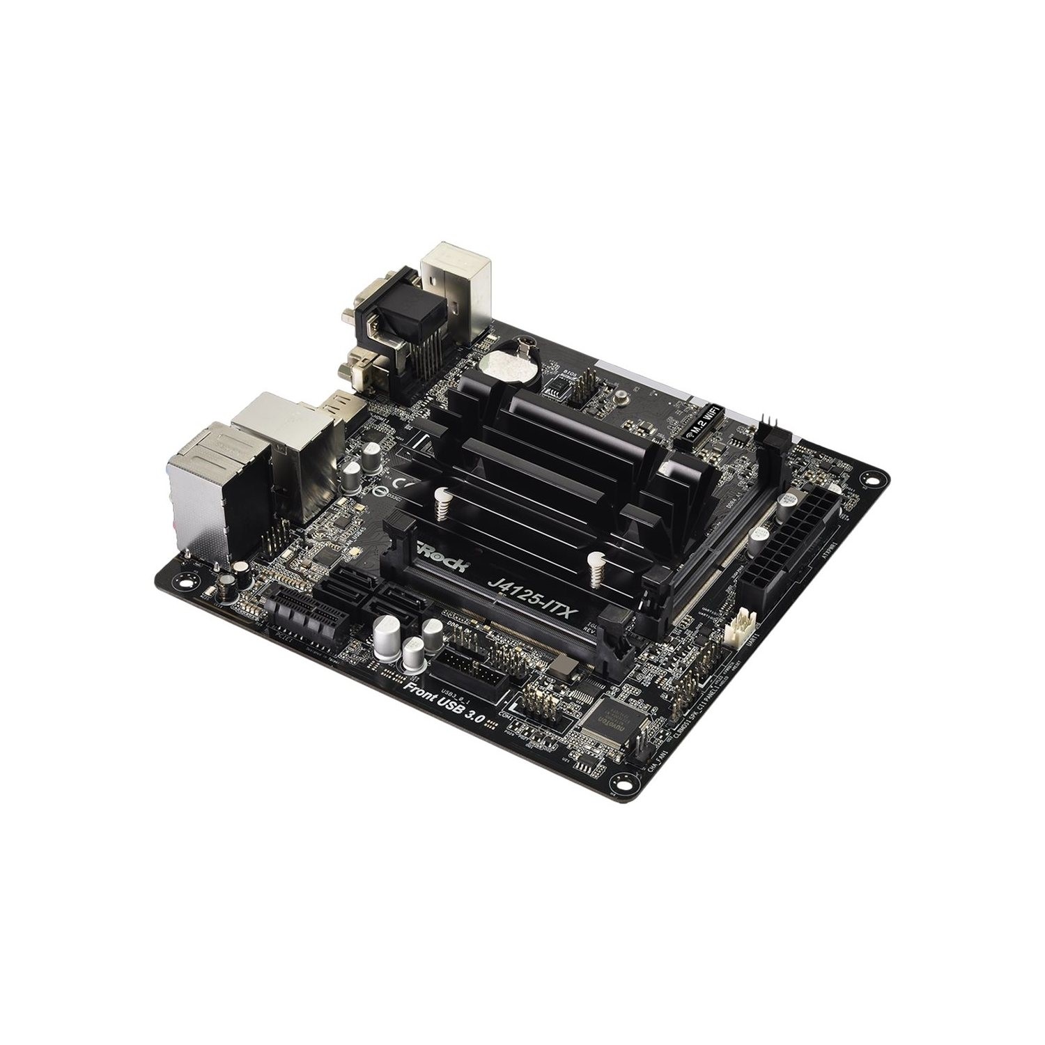 ASROCK Intel J4125-ITX Integrated Quad-Core J4125 Mini ITX Motherboard ...