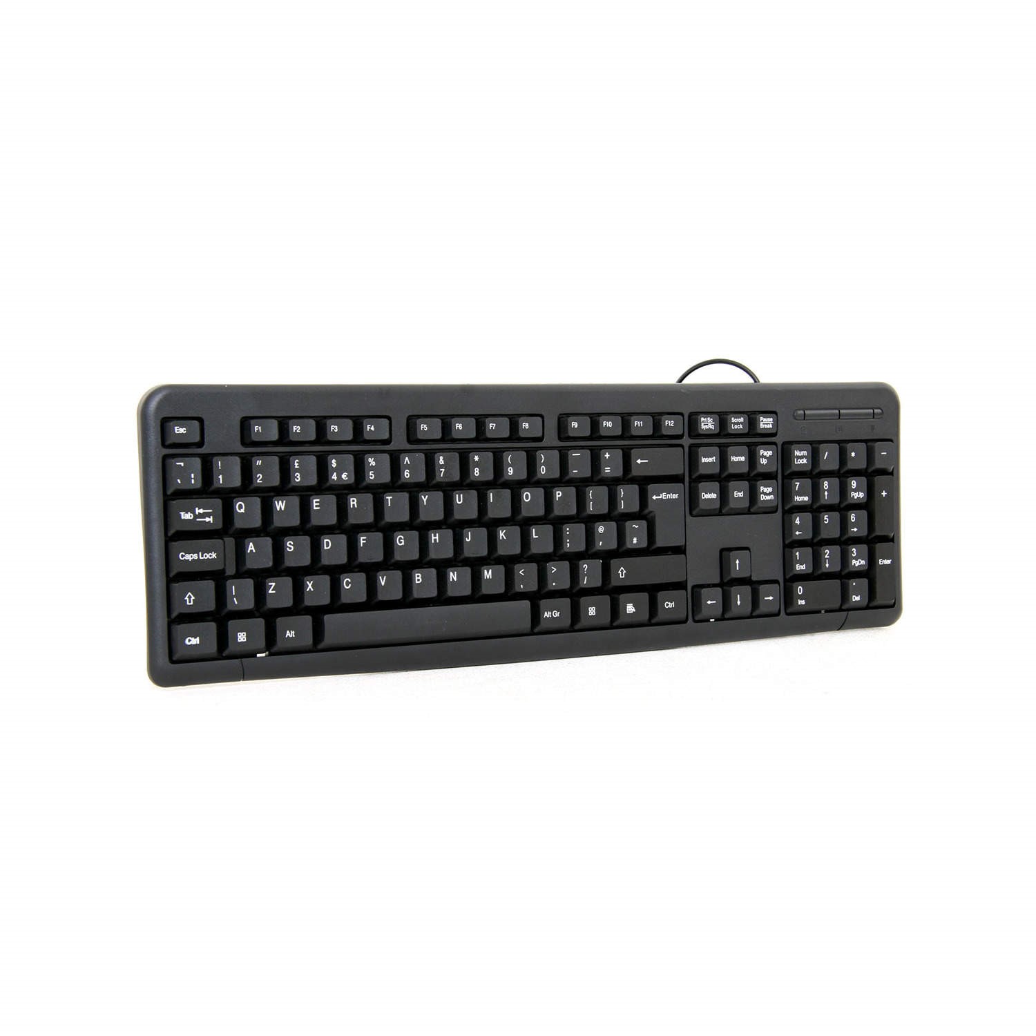 CIT Slimline USB Black Wired Keyboard - Laptops Direct