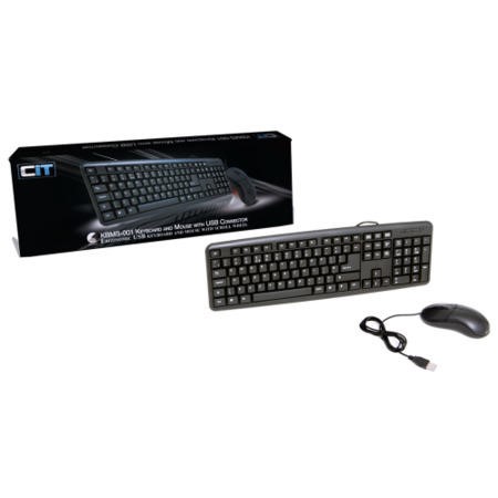 CIT USB Keyboard and Mouse Combo Black - Laptops Direct