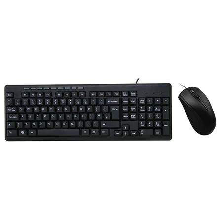 Wired Keyboard & Mouse Combo Set Black - Laptops Direct