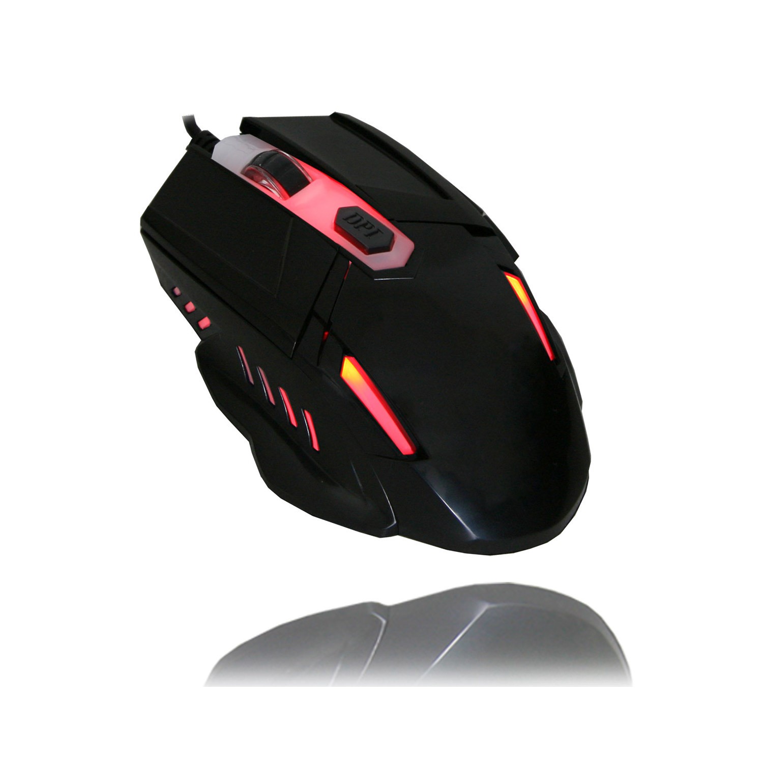 GRADE A1 - CiT Storm Mouse & Keyboard bundle - Black/Red - Laptops Direct