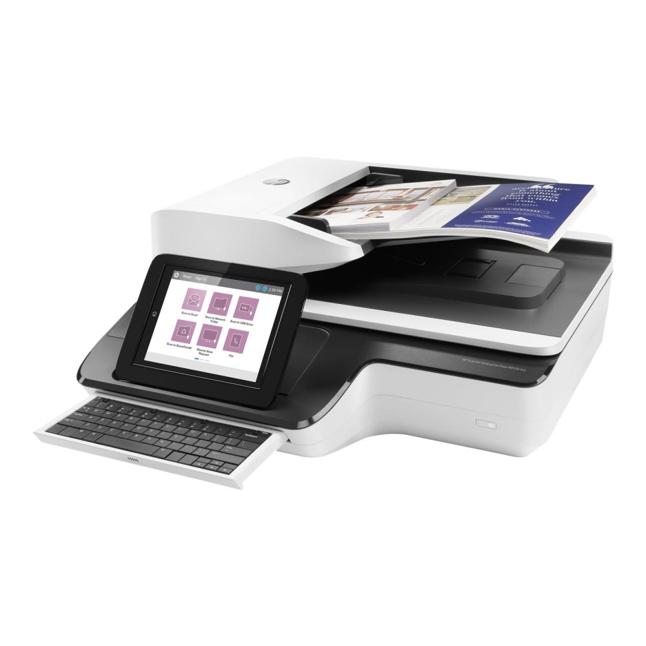 Hewlett Packard HP ScanJet Enterprise Flow N9120 fn2 A3 Flatbed Scanner ...