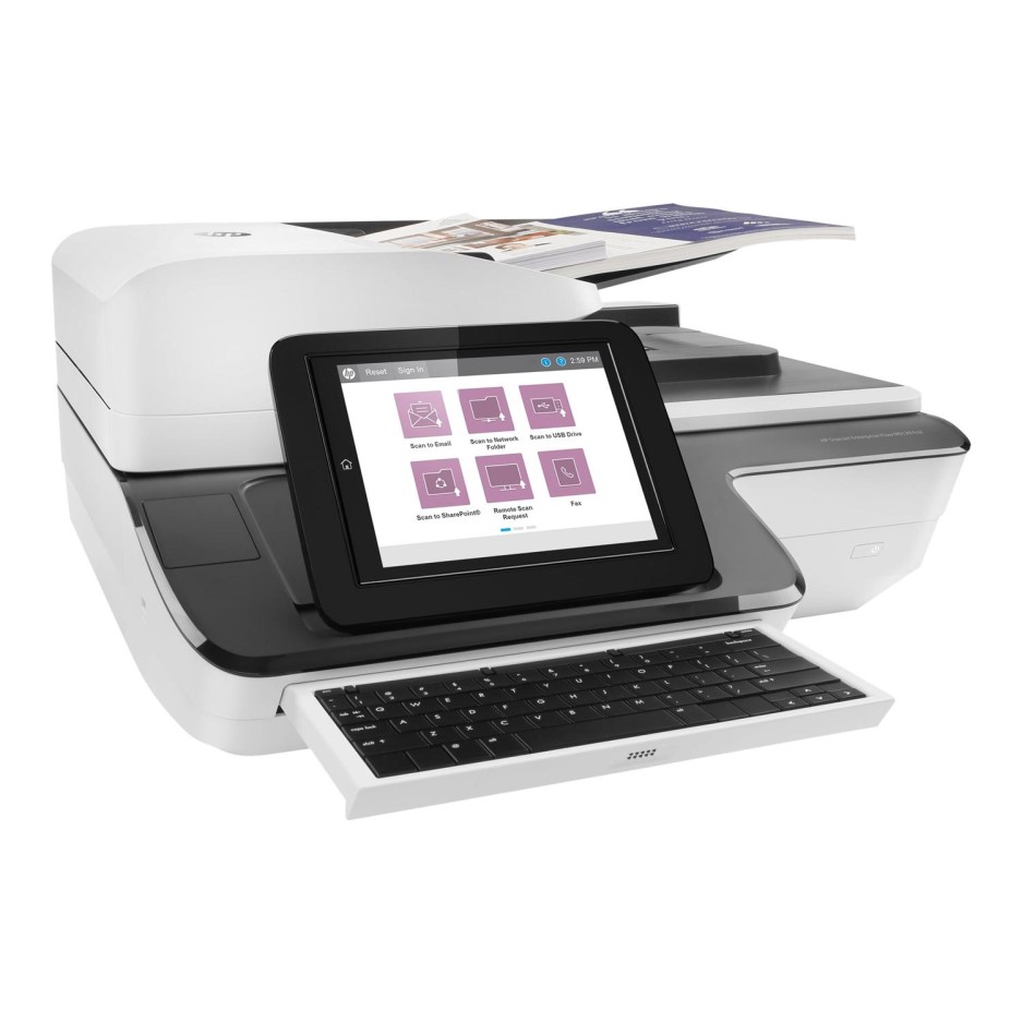 Hewlett Packard HP ScanJet Enterprise Flow N9120 fn2 A3 Flatbed Scanner ...