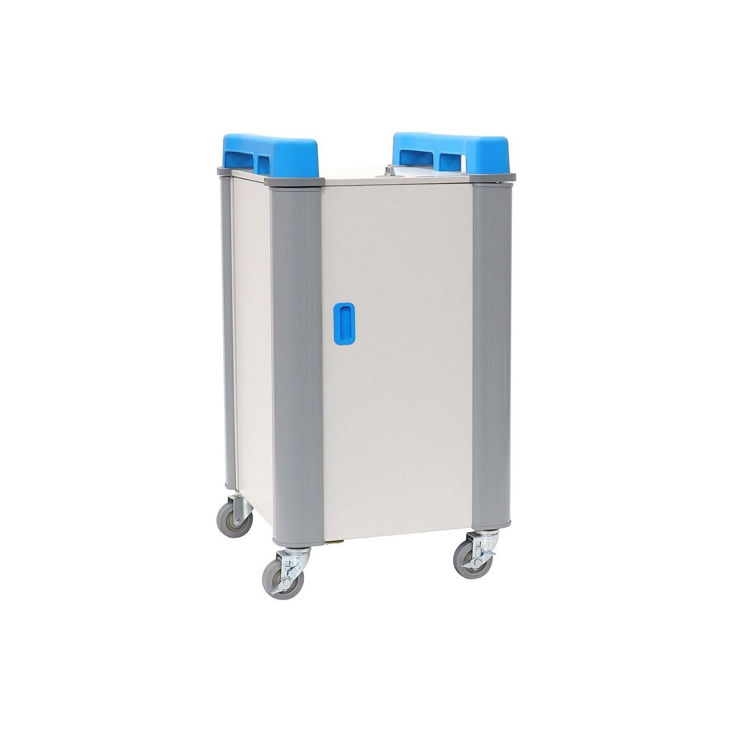 LapCabby 16 Port Charging Trolley Vertical Compact charges 16 devices ...