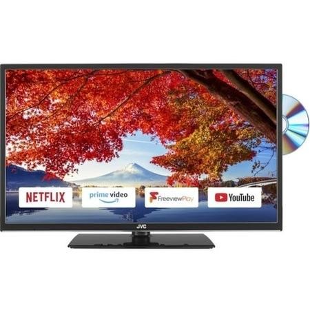 Refurbished JVC 24" 720p HD Ready LED Freeview Play Smart TV and DVD ...