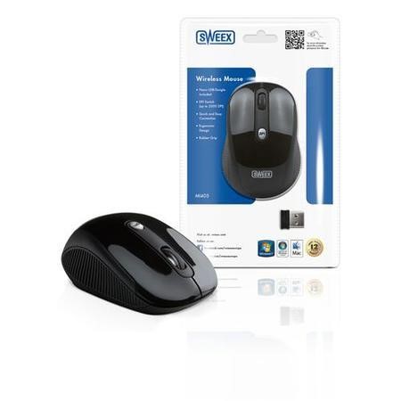 Sweex Wireless Mouse - Black - Laptops Direct