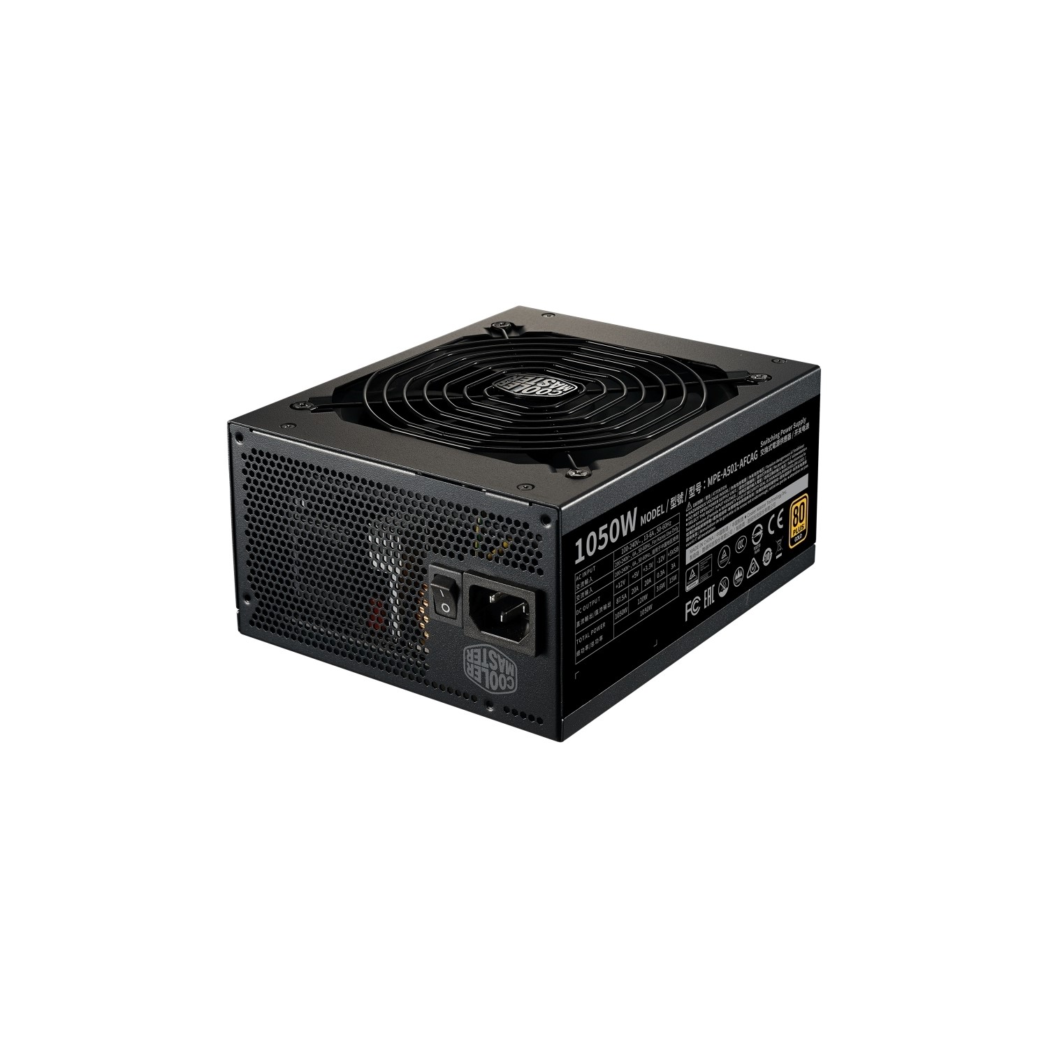 Cooler Master V2 1050W Fully Modular 80+ Gold Power Supply - Laptops Direct