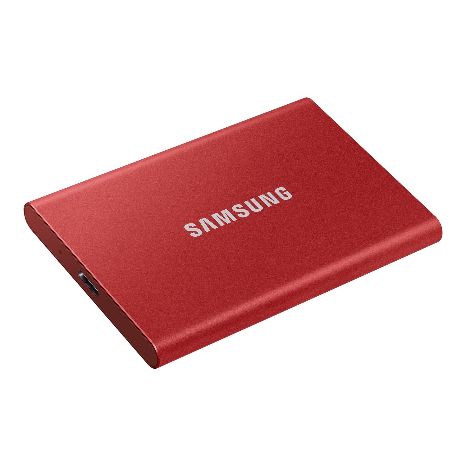 Samsung T7 External Portable SSD 500GB - Red - Laptops Direct