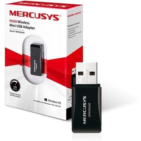 Mercusys MW300UM N300 Wireless Mini USB Adapter - Laptops Direct