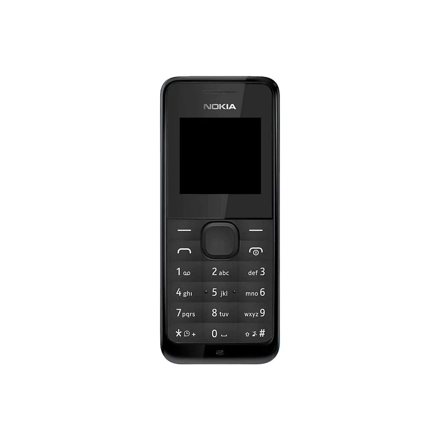 Nokia 105 2015 Black 1.4" 2G Unlocked & SIM Free - Laptops Direct