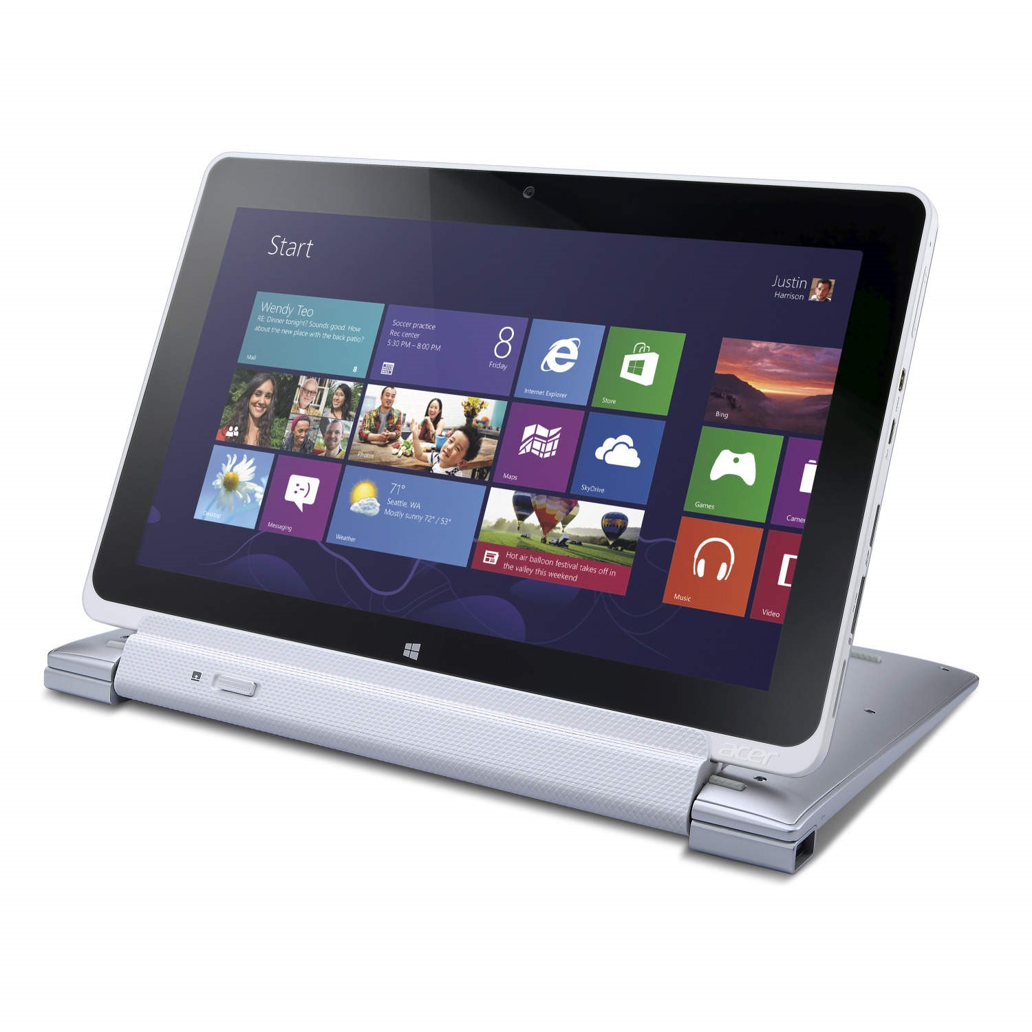 Acer Iconia W510 2GB 64GB 10.1 inch Windows 8 Tablet with Removable ...