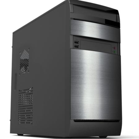 GRADE A2 - Punch Technology Contender Silver mATX Core i3-10100 8GB ...