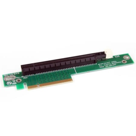 StarTech.com PCI Express Riser Card x8 to x16 Left Slot Adapter for 1U ...