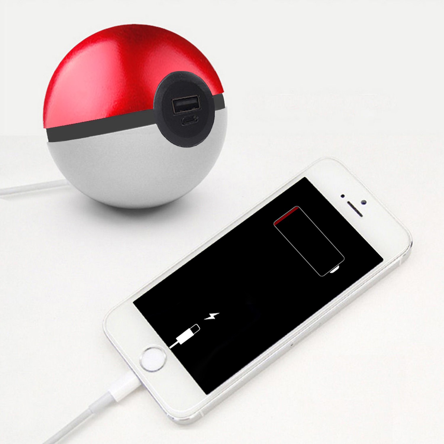 Pokemon Go Pokeball Powerbank for Mobile and Tablets - 8000mAh ...