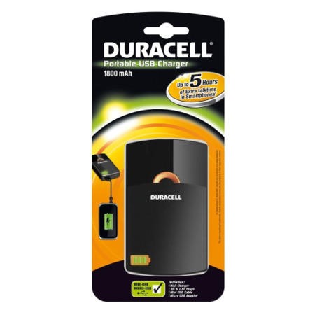 Charger Power Duracell 5 Hour Portable USB Charger - Laptops Direct