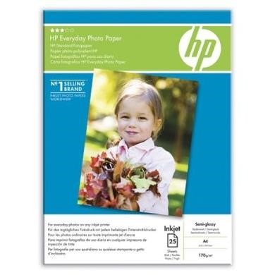 HP Everyday Photo Paper - semi-gloss photo paper - 25 sheets - Laptops ...