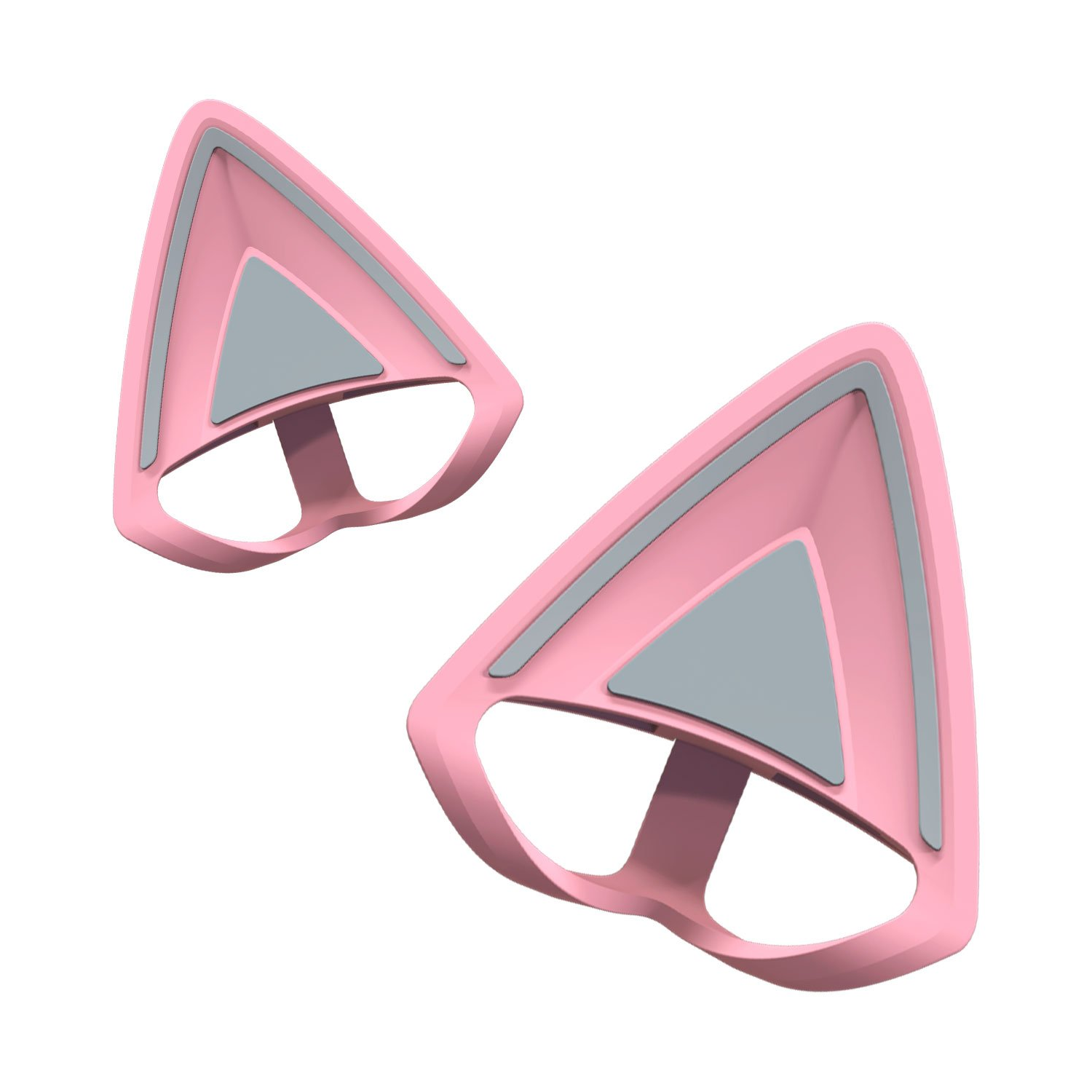 Razer Kitty Ears V2 Quartz Cat Ear Headset Attachment - Pink - Laptops ...