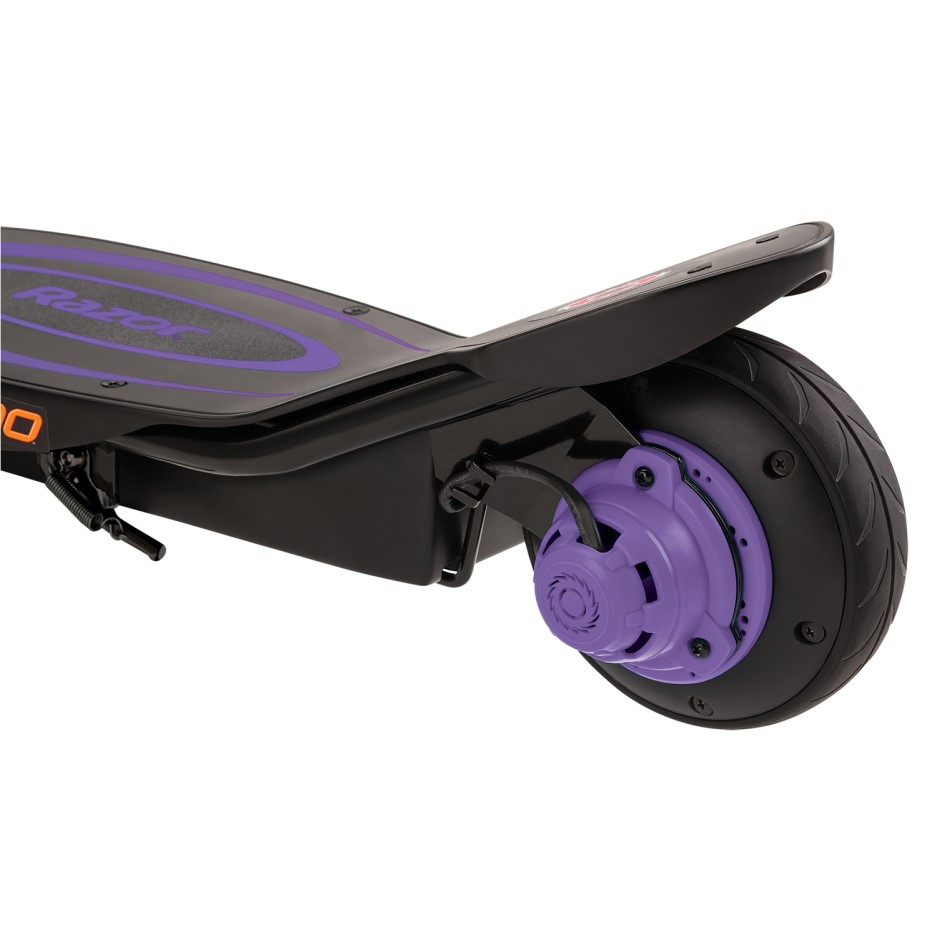 GRADE A1 - Razor Power Core E100 Electric Scooter - Purple - Laptops Direct
