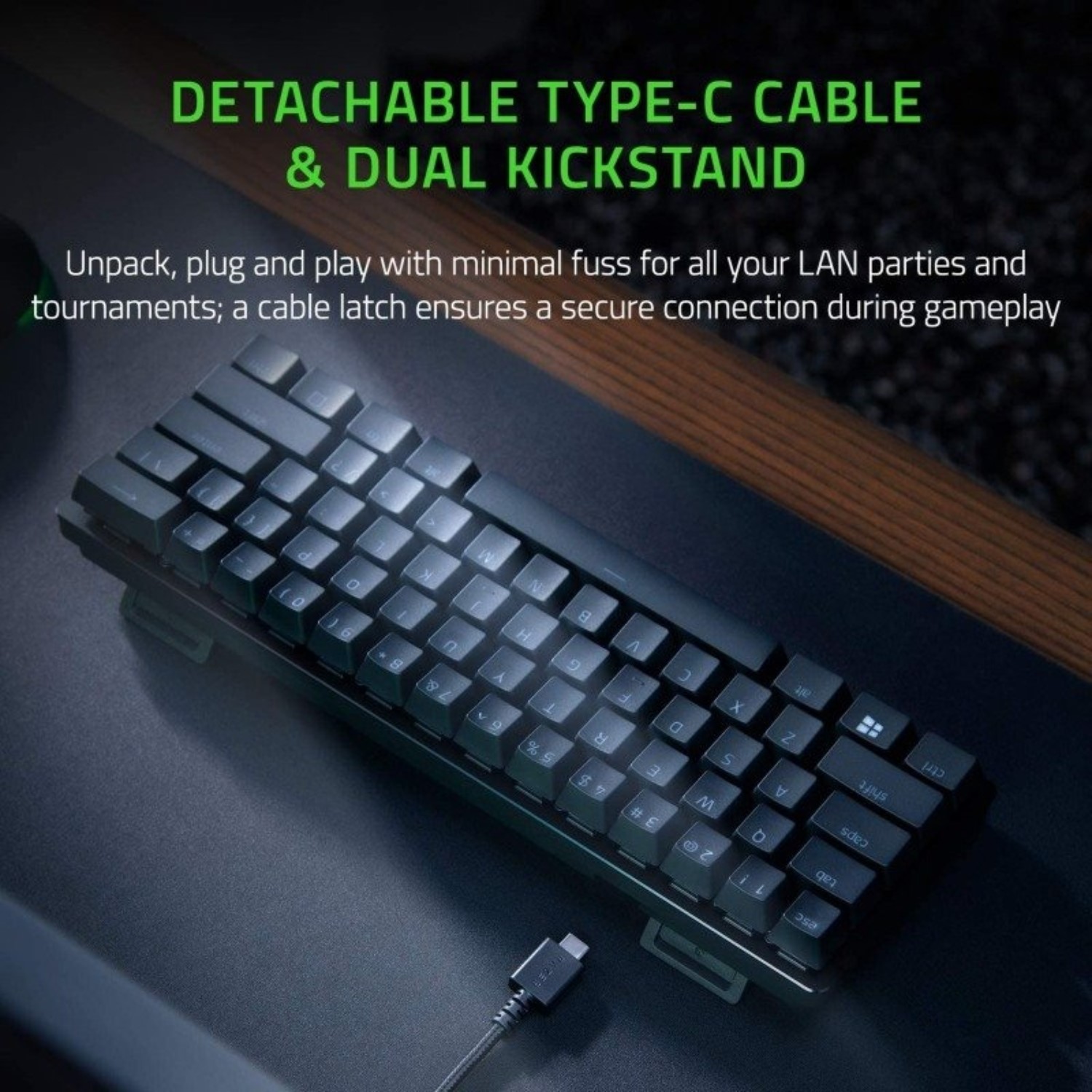 Razer Huntsman Mini Purple Switch RGB Wired Gaming Keyboard Black ...