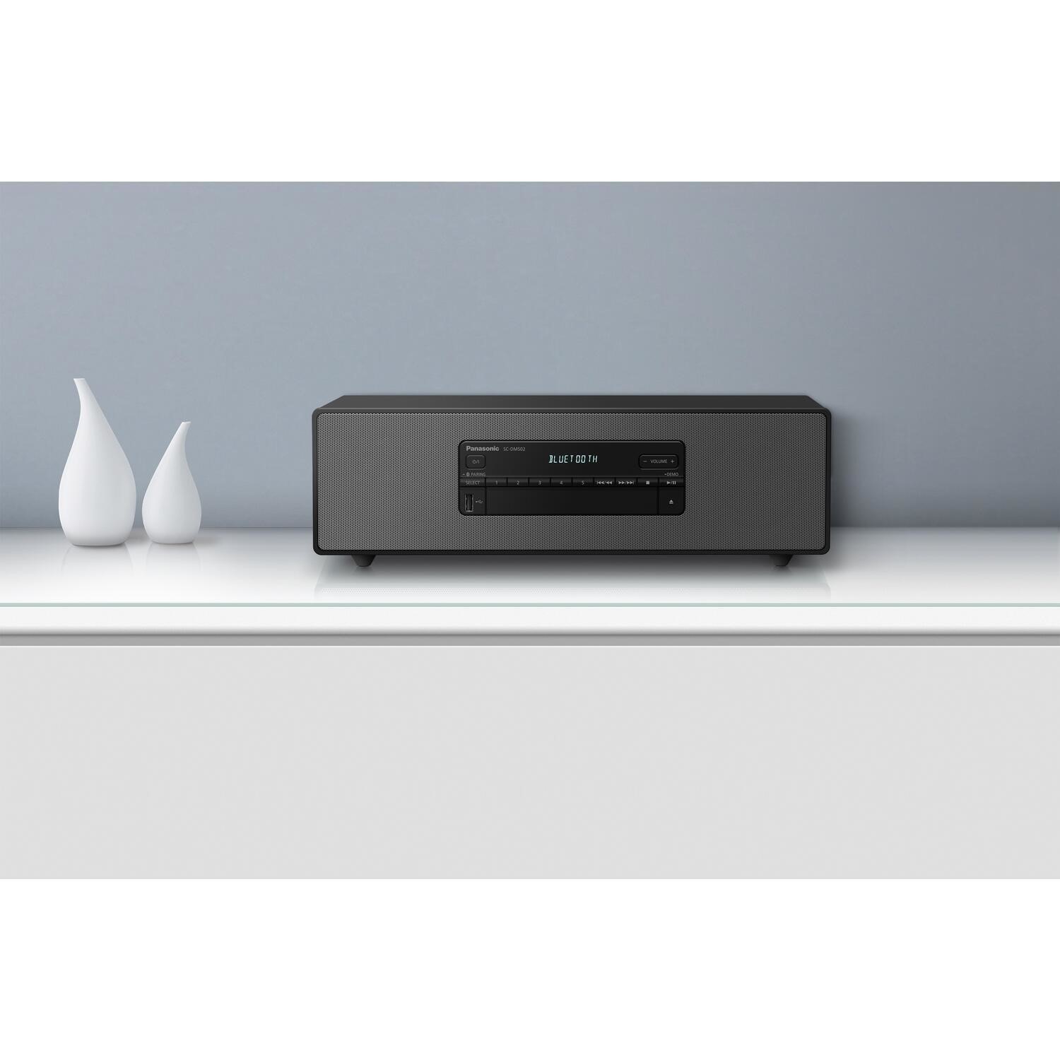 Panasonic SC-DM502E-K Premium Stereo System with Bluetooth - Laptops Direct