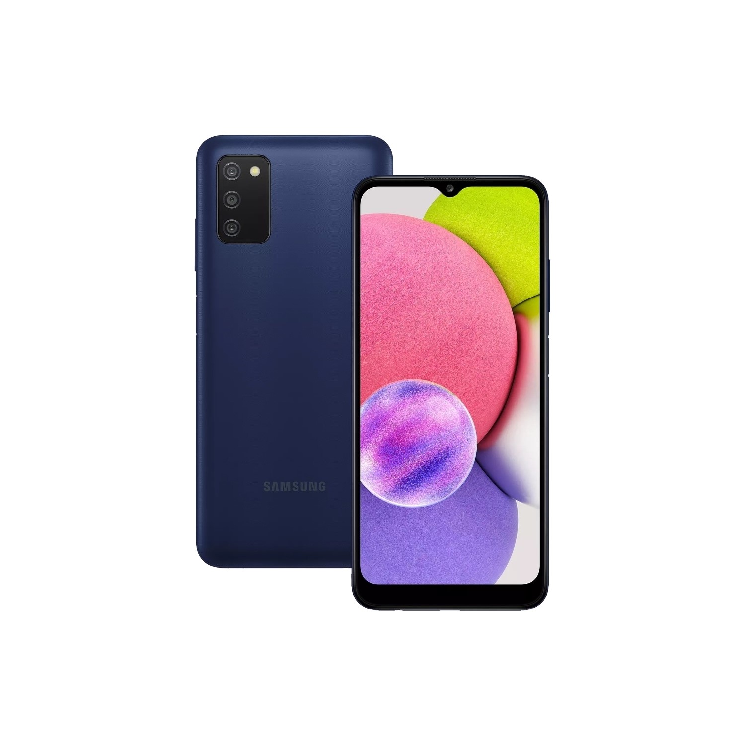 GRADE A1 - Samsung Galaxy A03 Blue 6.5" 64G 4G Unlocked & SIM Free ...